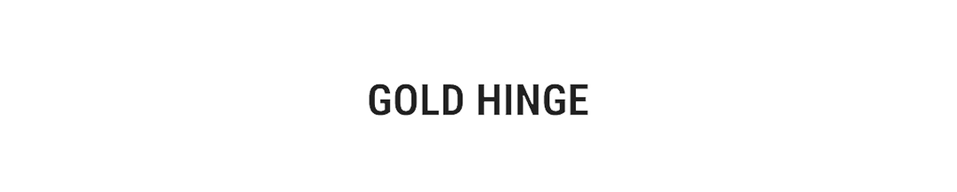 Gold Hinge – ToddandMoore