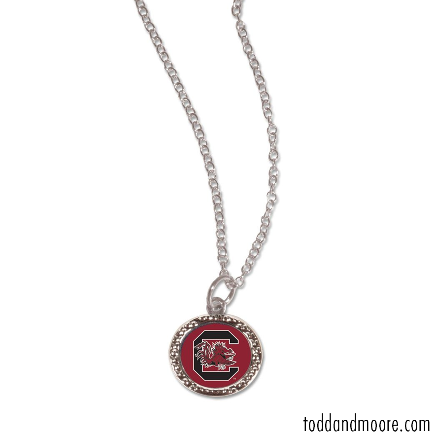 Gamecock Round Block C Logo Bracelet – ToddandMoore