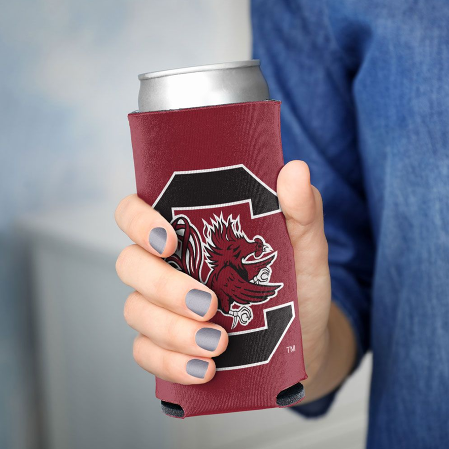 Gamecocks Logo SLIM Can Cooler – ToddandMoore