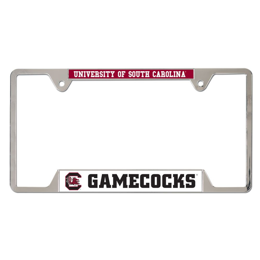 Gamecocks Metal License Plate Frame – ToddandMoore