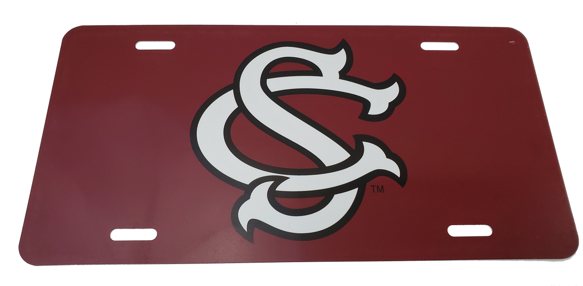 South Carolina Gamecocks Baseball Logo License Plate – ToddandMoore