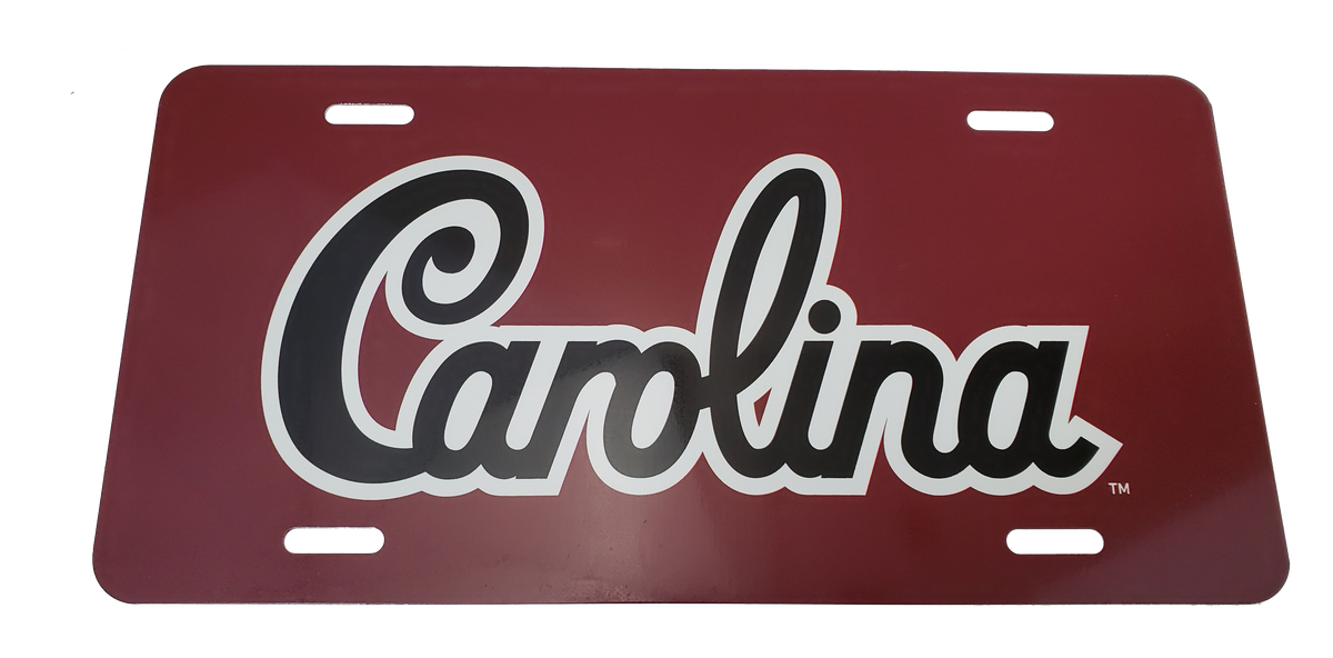 South Carolina Gamecocks Carolina Script License Plate – ToddandMoore